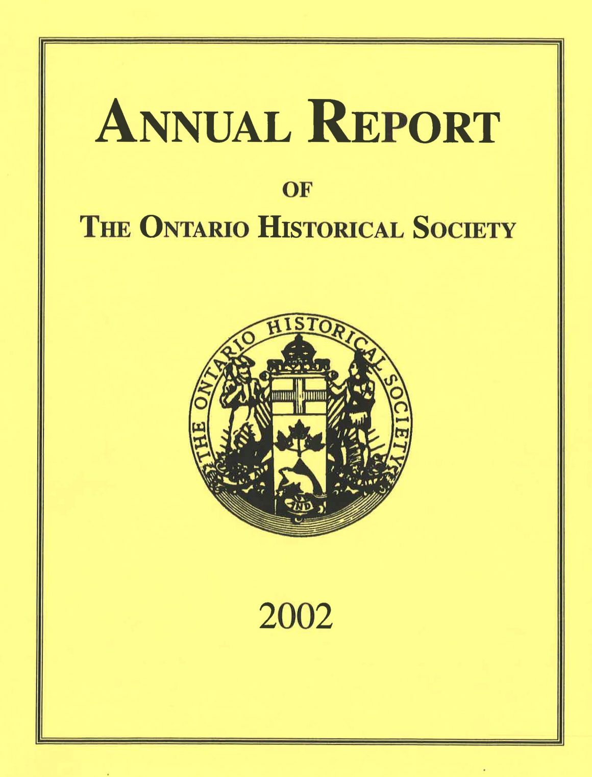Annual Reports | The Ontario Historical Society